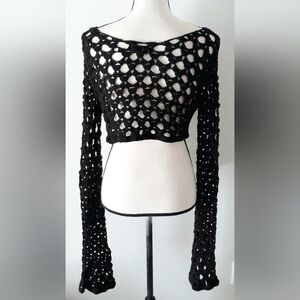 Edikted | Tops | Vtg Y2k Crochet Crop Top | Poshmark